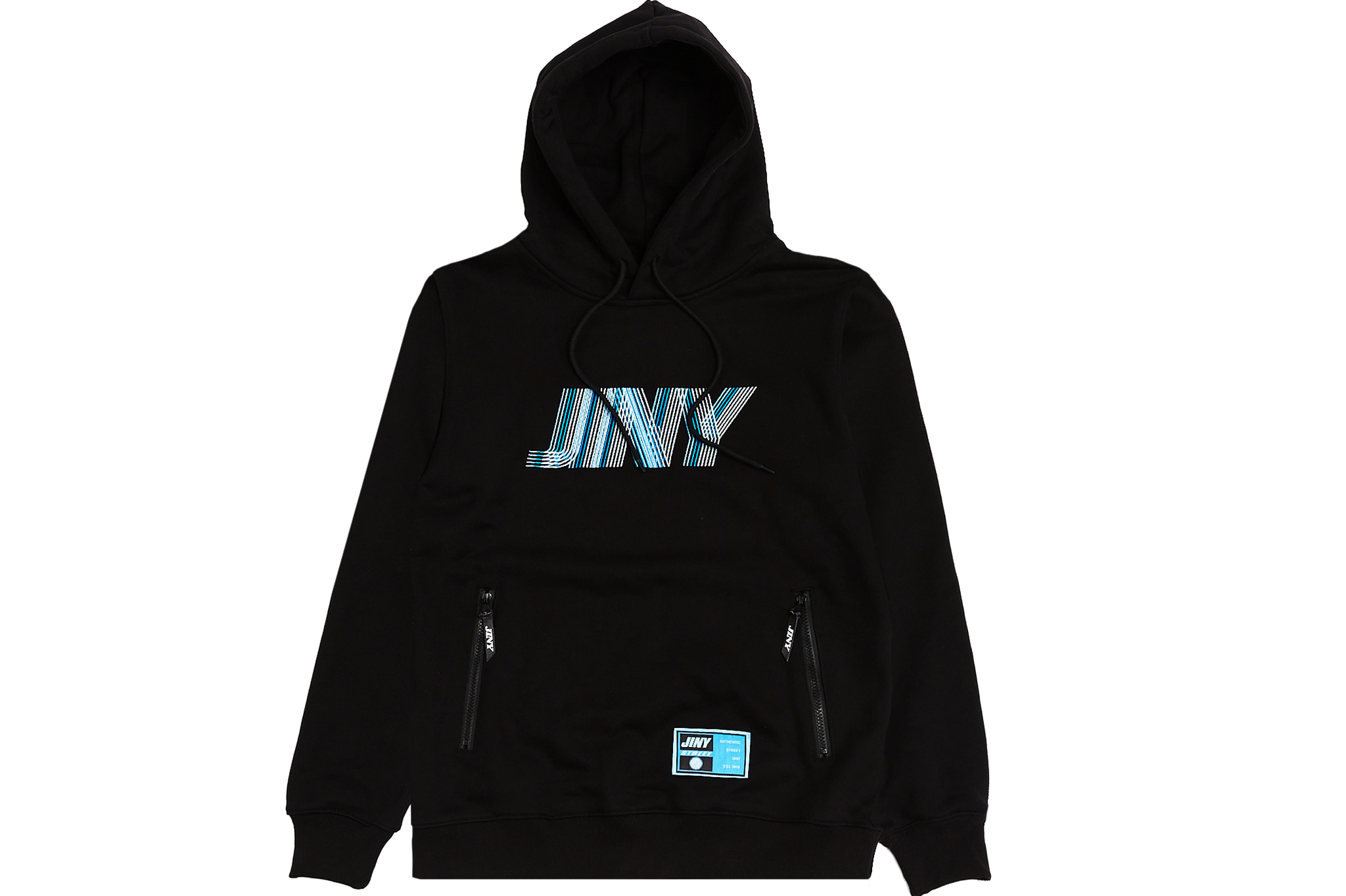LINES HEAVY HOODIE BLACK – Jiny Equipment